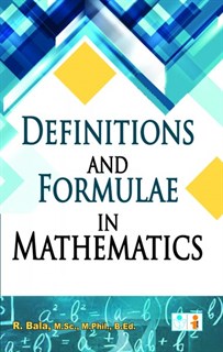 Definitions and Formulae in Mathematics : 9788174788009